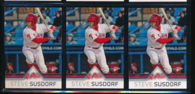Lot (3) 2012 Multi-ad #24 Steve Susdorf Reading Phillies Player Lot ...