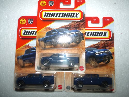 Matchbox 2025 New Model 2025Ram 1500 Rev lot of 3 VHTF | eBay