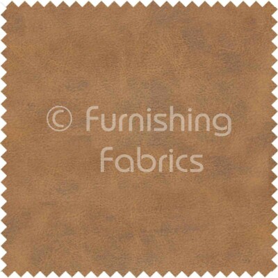 Aged Distressed Faux Nubuck Leather Fabric Soft Semi Sueded Light Brown ...