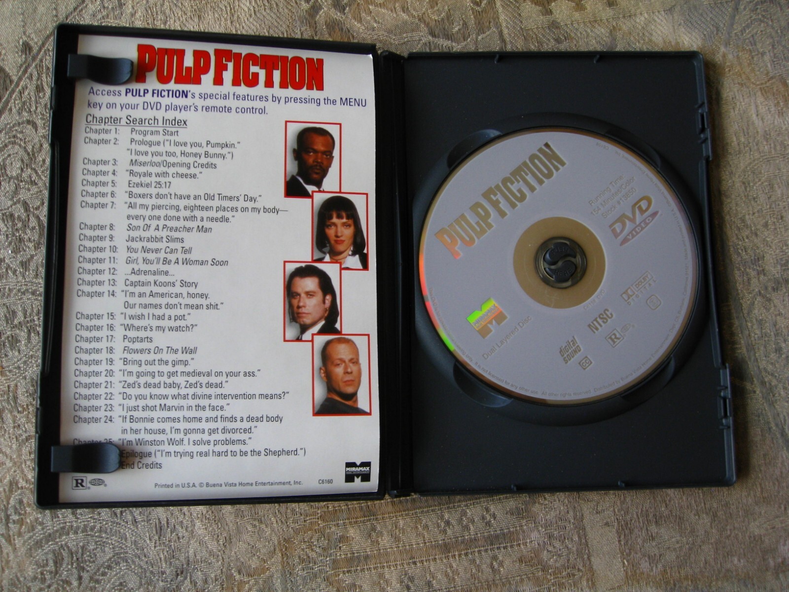 Pulp Fiction - Widescreen - DVD | eBay