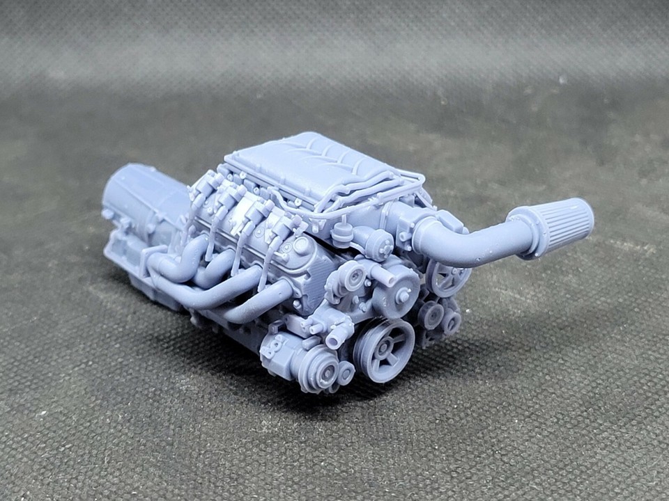 LS3 LS1 Magnuson Supercharged model engine resin 3D printed 1:24-1:8 ...