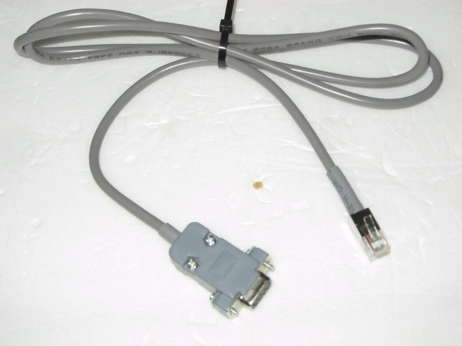 GE Fanuc IC693CBL316 A/B RS-232 DB9 RJ25 cable tested w/ IC695CPE305 ...