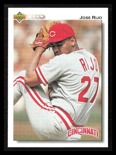 Jose Rijo 1992 Upper Deck #258 Cincinnati Reds | eBay