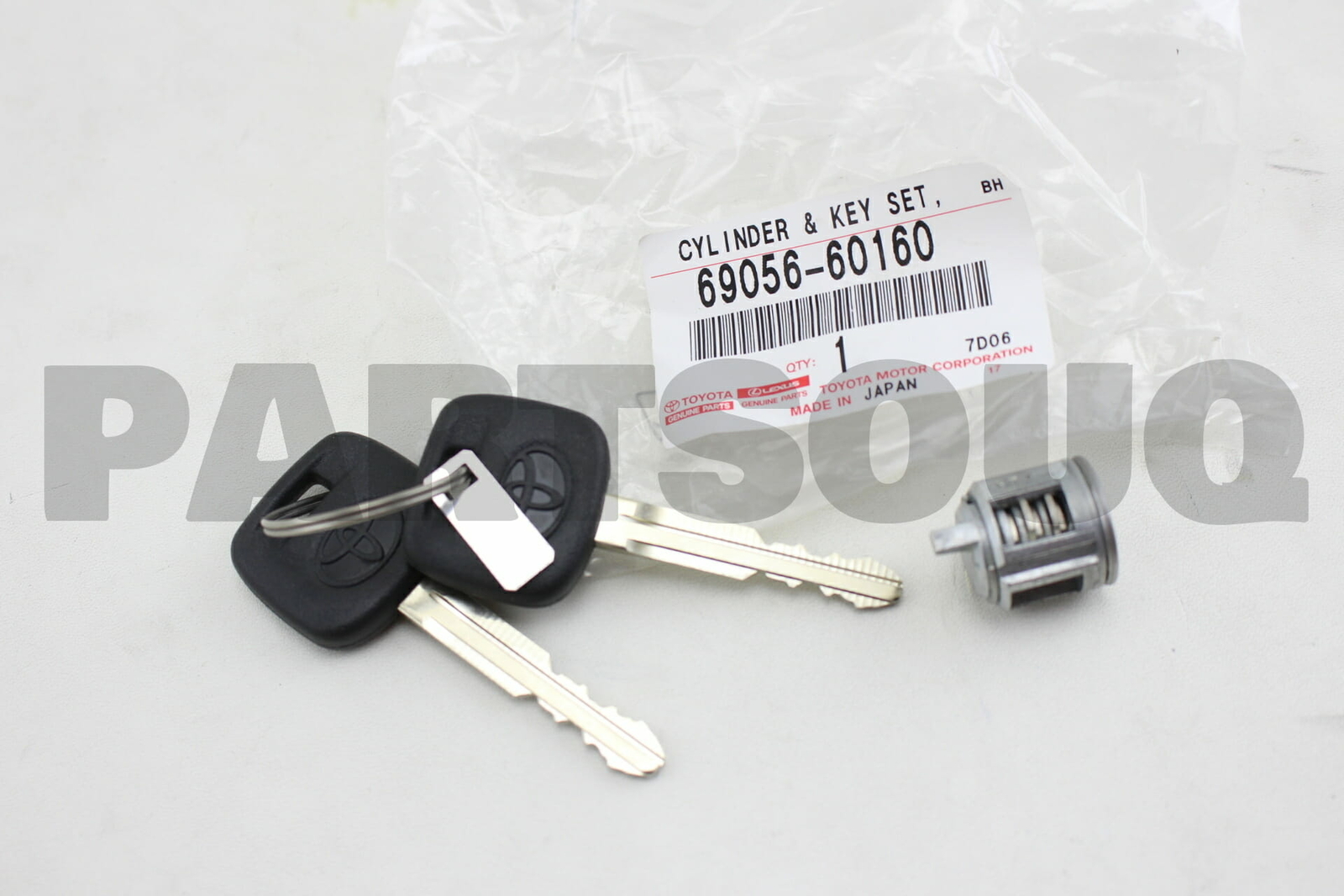 6905660160 Genuine Toyota CYLINDER & KEY SET, GLOVE COMPARTMENT LOCK | eBay