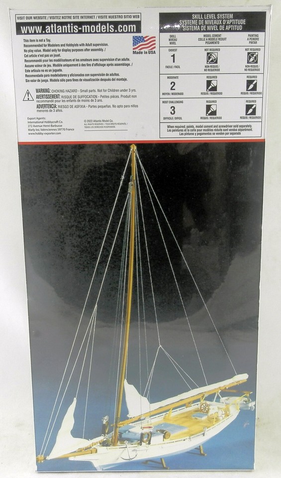1:600 Scale Skipjack Oyster Boat Carrie Price Plastic Model Kit ...