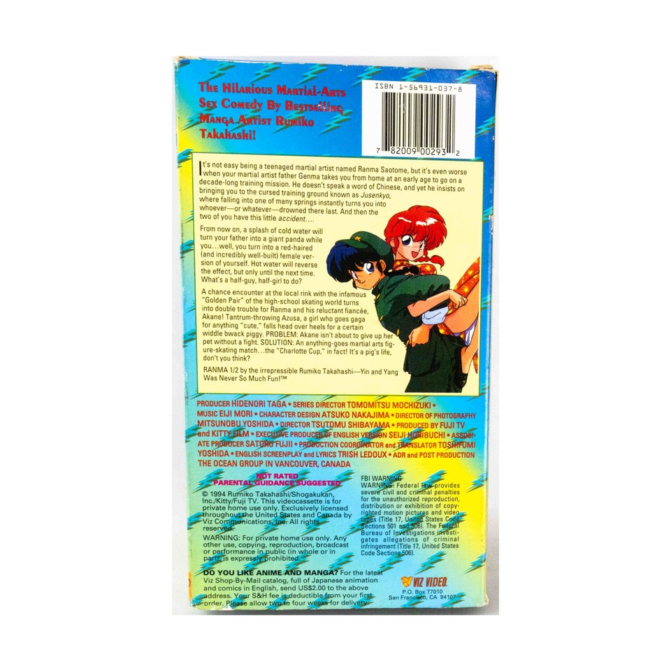 Viz Media VHS Ranma 1/2 - Darling Charlotte VHS VG/NM 782009002932 | eBay