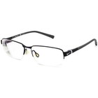 Nike Eyeglasses 6051 009 Titanium Black/Matte Gray Half Rim Frame 54 ...