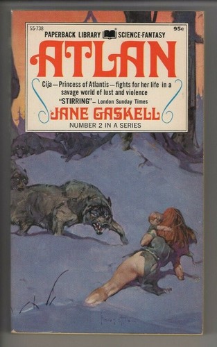 Atlan By Jane Gaskell Frazetta Cover (1968 1st print Paperback Library ...