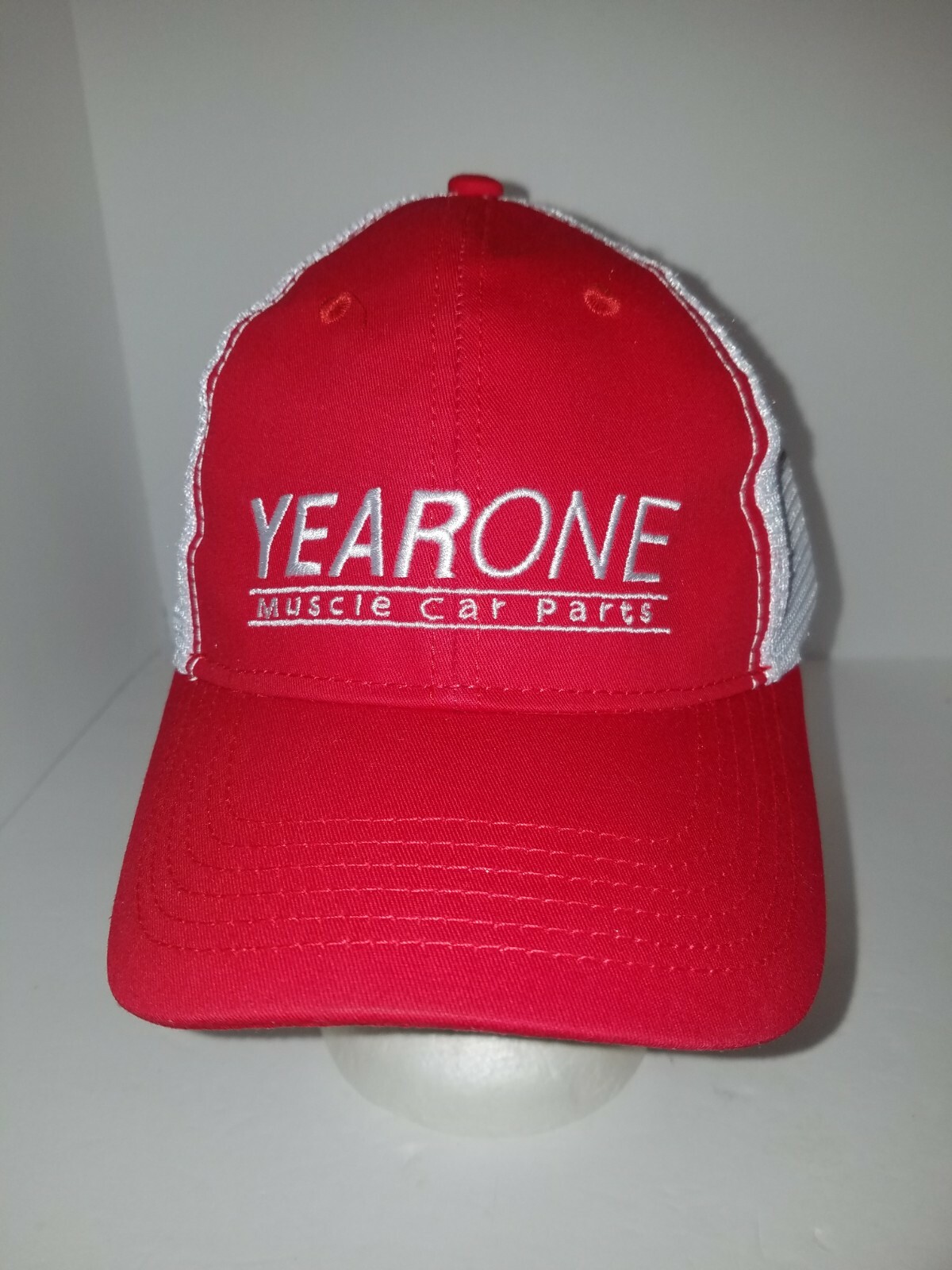 Year One Muscle Car Parts Mesh Snapback Hat Cap - Gem