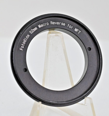 Fotodiox 52mm Filter Thread Macro Reverse Mount Adapter Ring for MFT ...