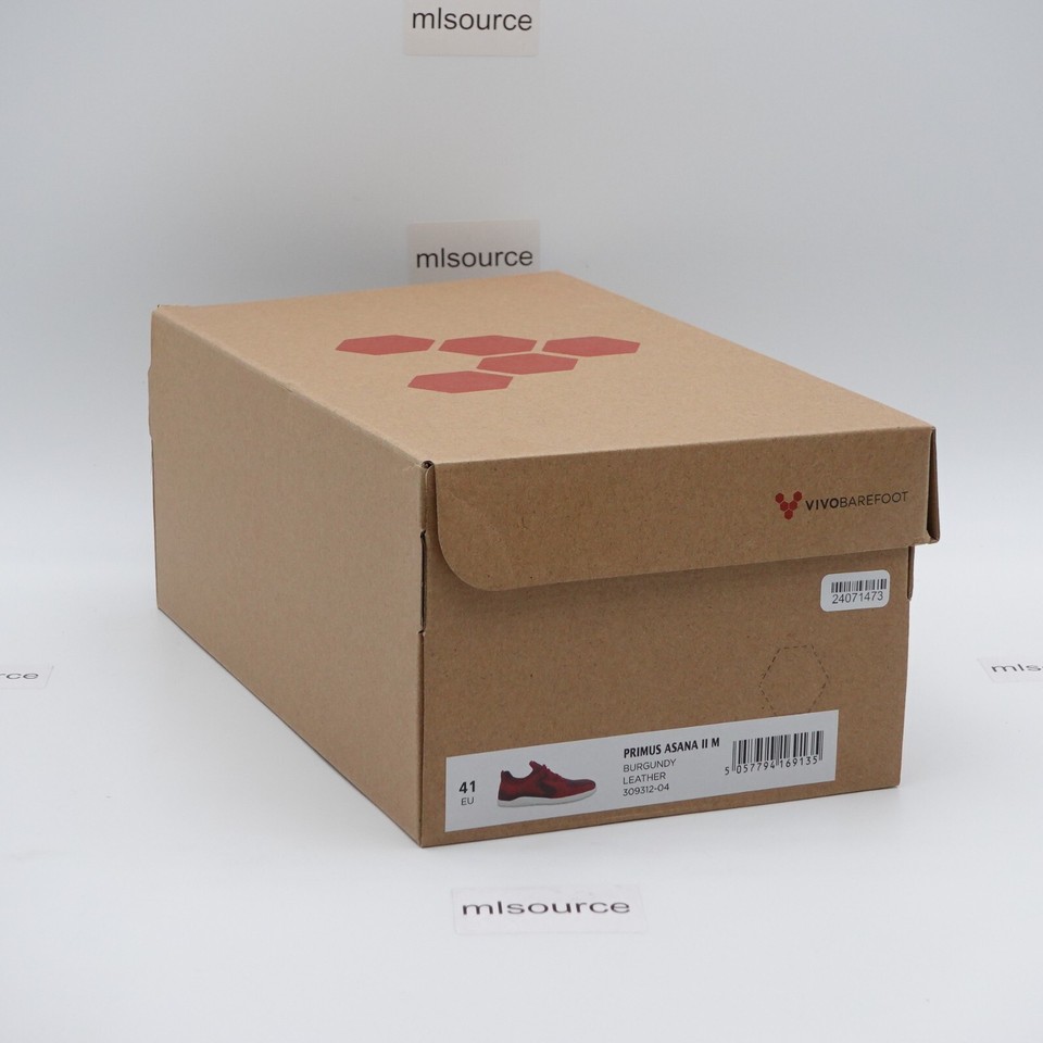 Vivobarefoot Men's Primus Asana II Leather Barefoot Shoes 309312-04 ...