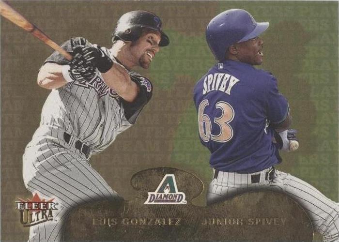 2002 Fleer Ultra - Team Players Luis Gonzalez, Junior Spivey #241 Gold ...