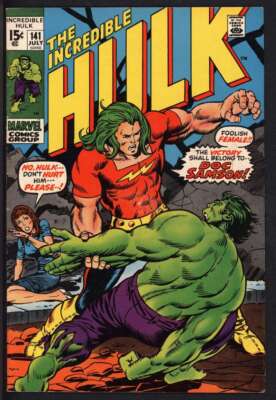 INCREDIBLE HULK #141 6.5 // 1ST APPEARANCE OF DOC SAMSON MARVEL COMICS ...