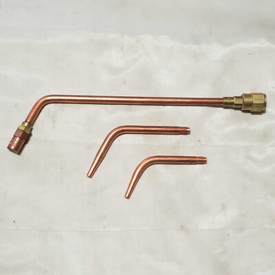 Victor 4-UM-1 Mixer & 4-TEMFA Rosebud Welding Torch Tip Set Nozzles ...
