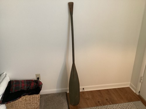 Canoe Paddle Indian Antique Old Paint Folk Art Craft Cabin Adirondack ...