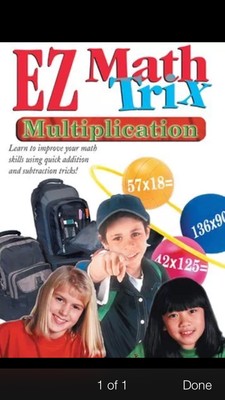 EZ Math Trix: Multiplication DVD 709629023161| eBay