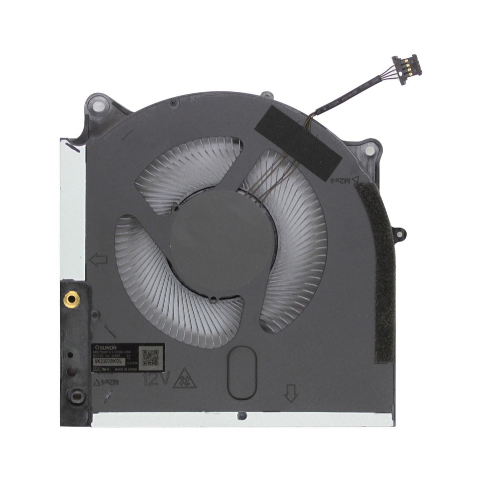OEM CPU & GPU 12V Fan For DELL Alienware M17 R5 2022 MG75091V1-C080-S9A ...