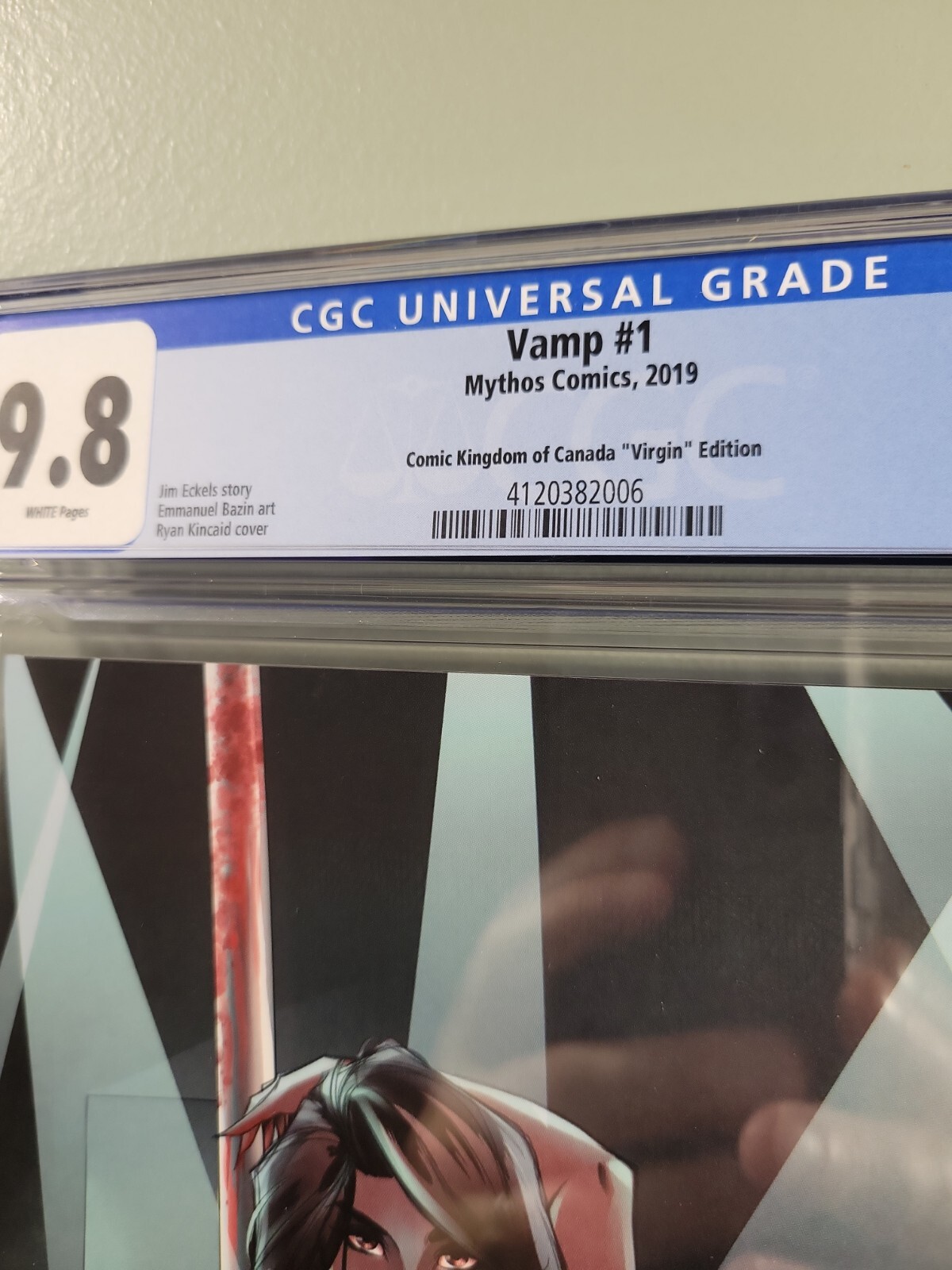 Vamp 1 CGC 9.8 Kincaid Comic Kingdom of Canada Variant Lmt/400, Only 3 ...