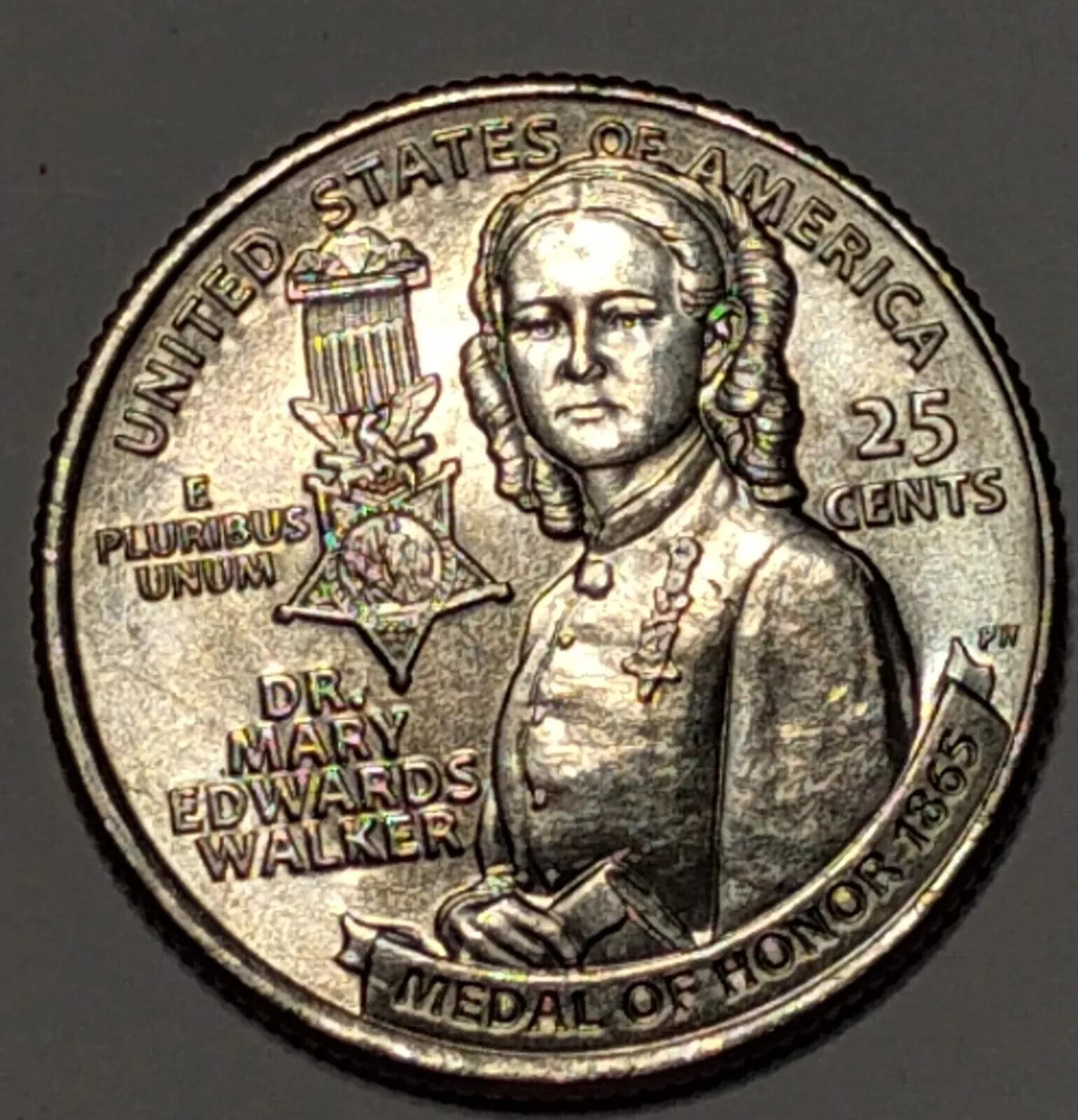 2024 P Dr. Mary Edwards Walker American Women Error Coin "In Cod We ...