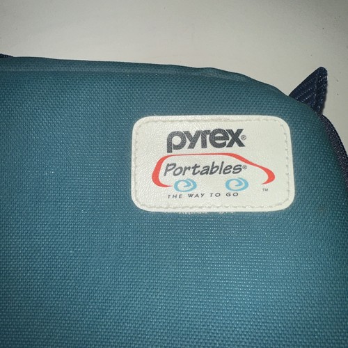 Pyrex Portables Casserole Bag Carrier Teal 16x10 Hot Cold Transport ...