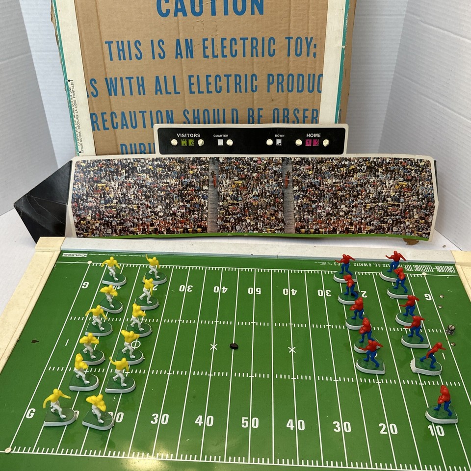 1973 Canadian Coleco Pro Stars Electric Action Football Game World Of ...