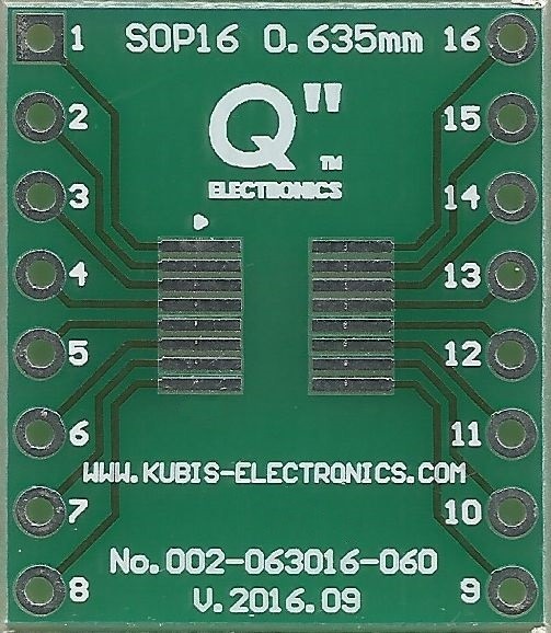 QSOP16,SSOP16,SSO16,LSSOP16 mit 0.635mm auf DIP 0.6" Sockel [DE] | eBay