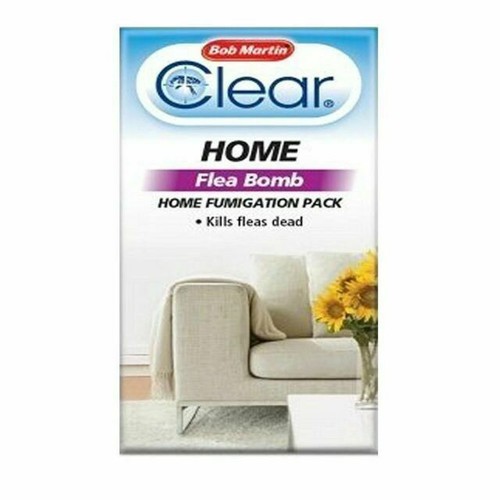 Bob Martin Clear Home Flea Bomb Home Fumigation Pack Kills Fleas Room ...
