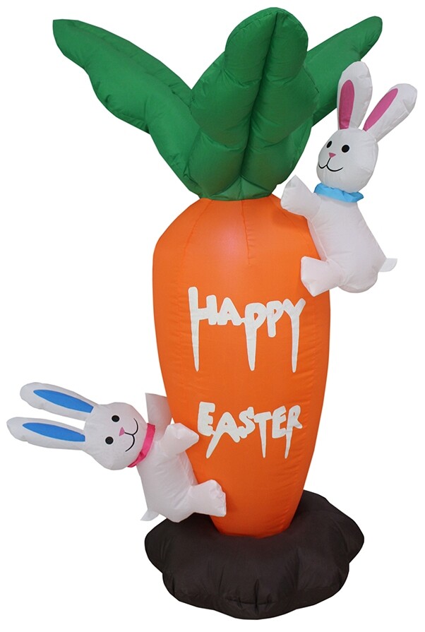 Easter Decorations Outdoor Inflatable Airblown Easter Bunny Easter Eggs ...