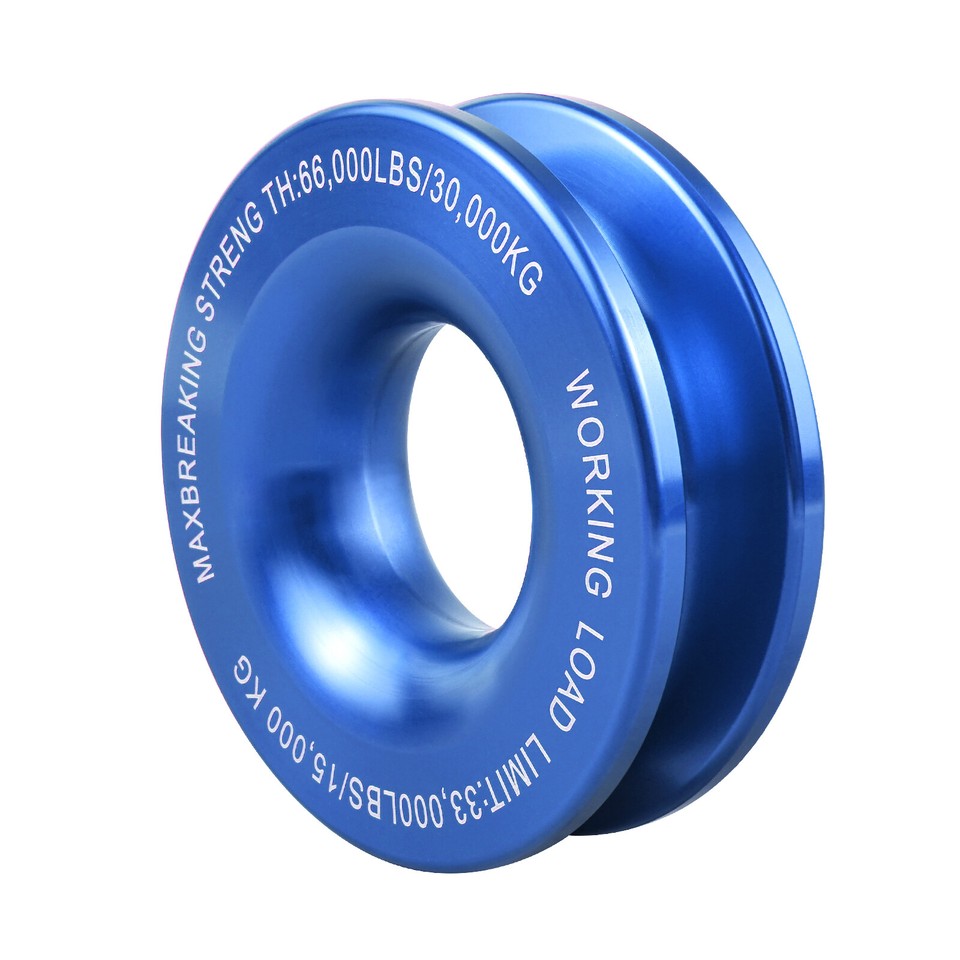 Soft Shackle Recovery Ring Pulley Soft Shackle Winch Rope For ATV UTV ...