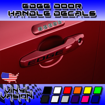 4x Ford Edge Car Door Handle Decal Sticker SE SEL Titanium ST | eBay