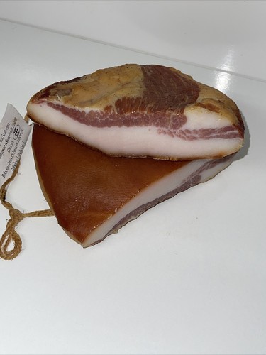 Hungarian Smoked bacon joint 550g lardo Guanciale szalonna Cured Pork ...