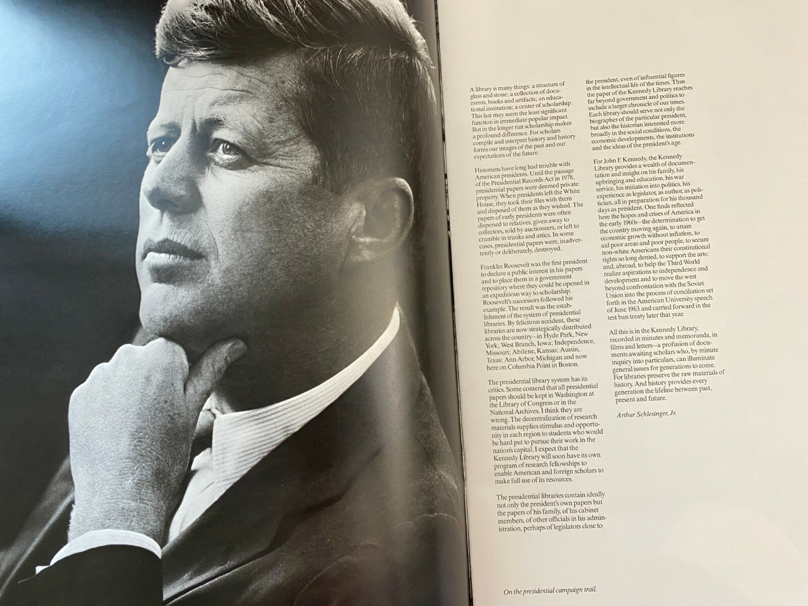 Original 1979 JFK Library Brochure Photo Book 11 x 14 Photos John ...