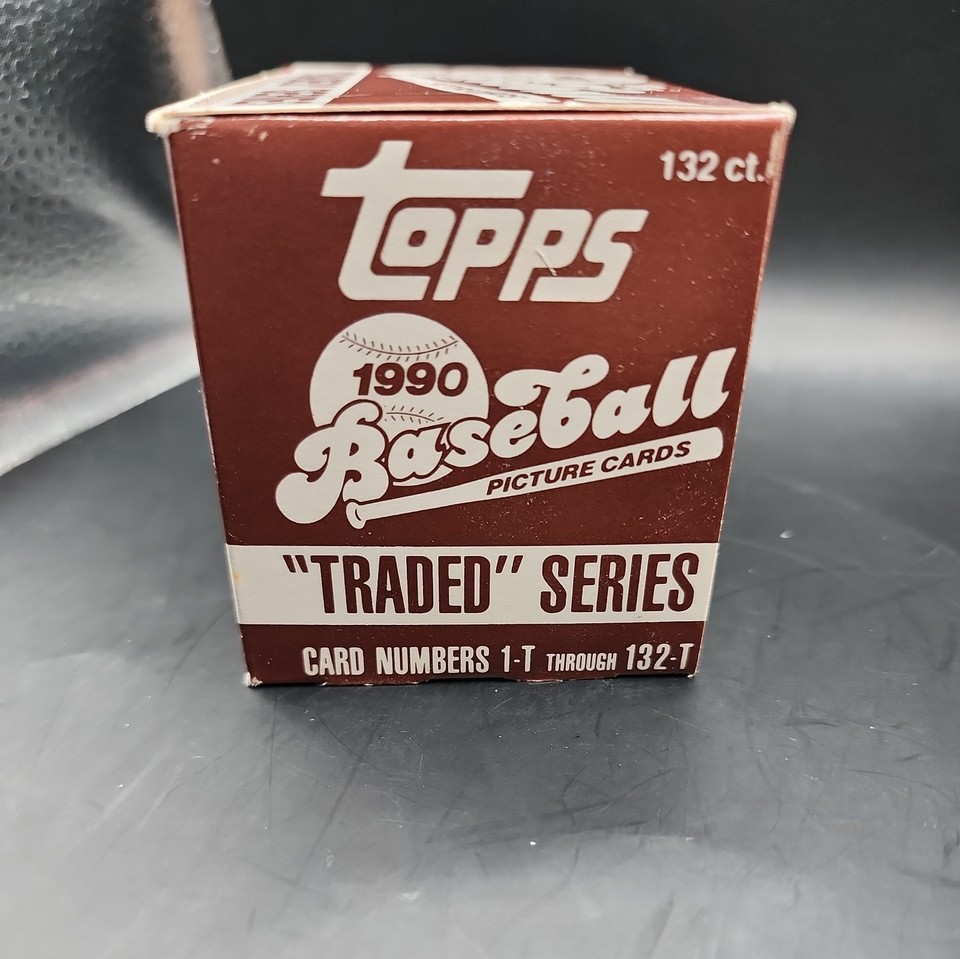 Topps 1990 Complete Set “Traded” Series Baseball Picture Cards #1T Thru ...