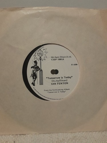 Ian Fenton - Tomorrow Is Today, 7", (Vinyl) | eBay