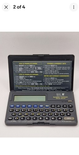 Vintage European Electronic Pocket Translator TR-3000 Deluxe - Fully ...