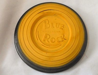 CLAY PIGEON VINTAGE REMINGTON BLUE ROCK CLAY TARGETS TRAP SHOOTING | eBay