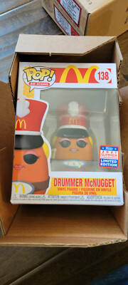 2021 SDCC EXCLUSIVE FUNKON FUNKO POP VINYL MCDONALDS DRUMMER MCNUGGET ...