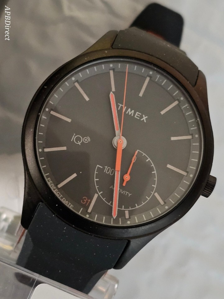Timex - IQ+ Fitness / Step Tracker - 41mm Case - Quartz mens Watch *NOT ...
