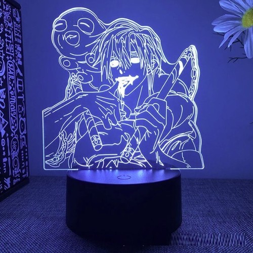 Jujutsu Kaisen Toji Fushiguro 3D LED Lamp: Anime Figure Night Lights ...