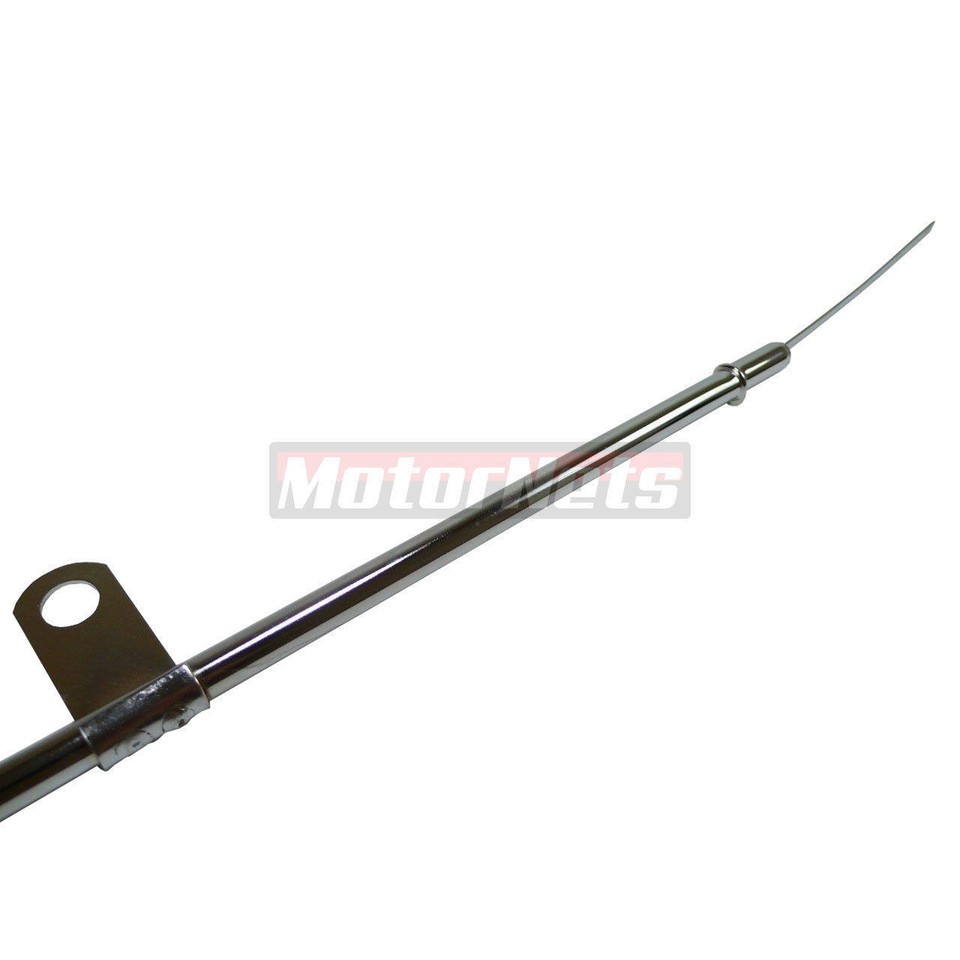 BB Mopar Chrome Engine Oil Dipstick 383 400 440 Tube Dip Chrysler Dodge ...