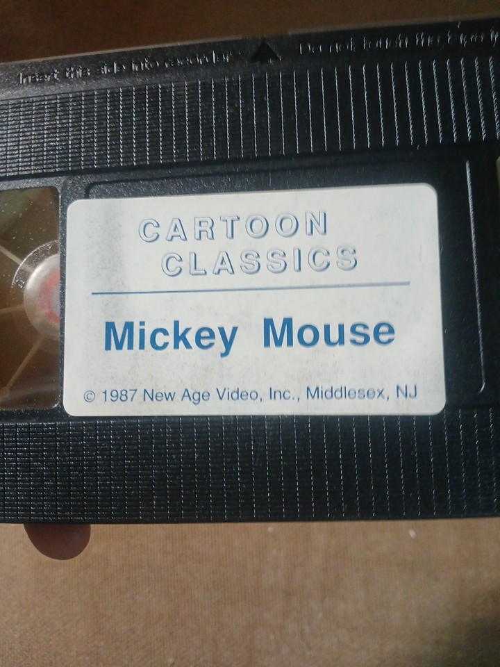 Vintage Castle Cartoons Mickey Mouse (VHS, 1988) 4 Fully Animated ...