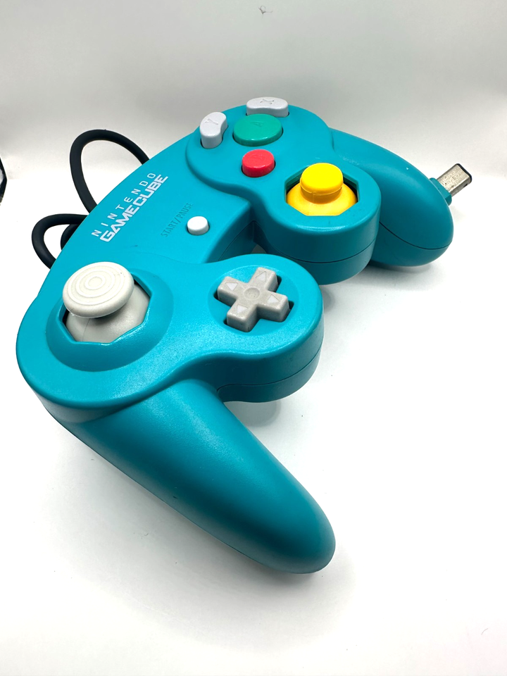 Official Nintendo EMERALD TEAL GameCube Controller OEM (DOL-003) *US ...