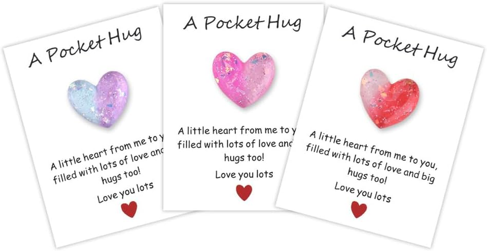 Heart Pocket Hug Token Gifts Best Friends Christmas Birthday Gifts for ...