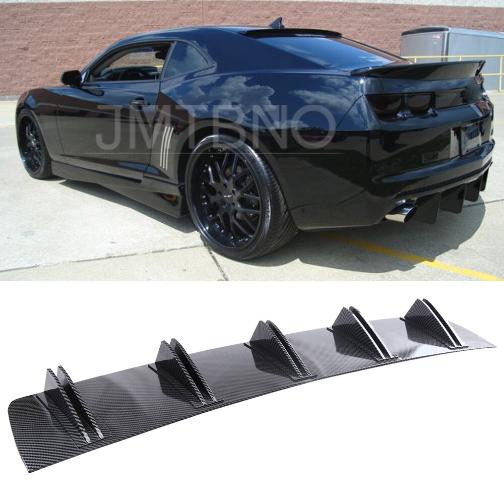 For Chevrolet Camaro ZL1 SS RS LT Rear Diffuser Fins Bumper Lip ...
