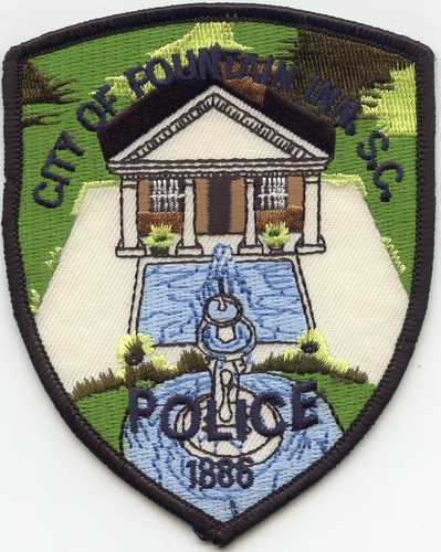 FOUNTAIN INN SOUTH CAROLINA SC POLICE PATCH | eBay
