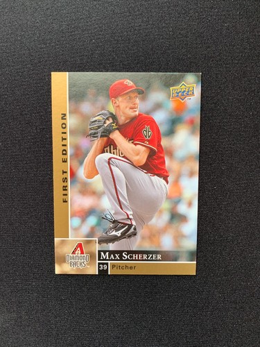 2009 Upper Deck First Edition Baseball Card # 10 Max Scherzer | eBay