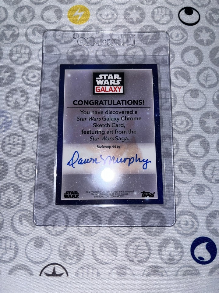 Topps Star Wars Galaxy 2023 sketch card leia Dawn Murphy 1/1 | eBay