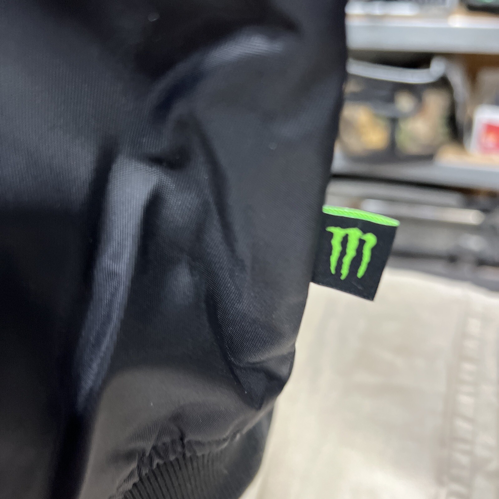 Monster Energy Drink Embroidered Logo MC-10 Mens Zip Windbreaker Jacket ...