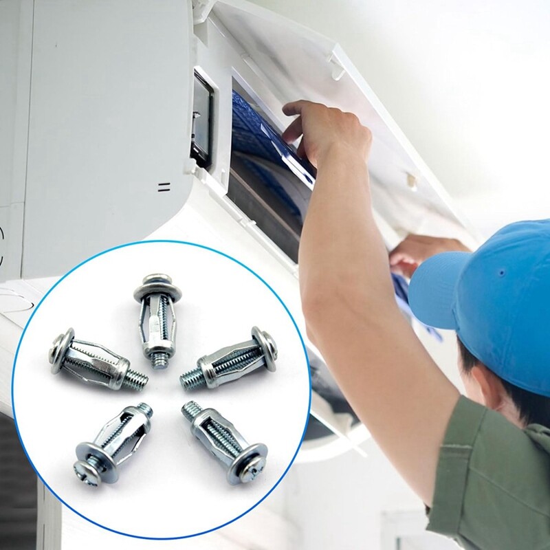 80Pcs x 20 Petal Nuts Expansion , Jack Nuts with Screws, Short ...