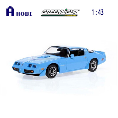 Greenlight 1:43 Scale Atlantis Blue 1979 Pontiac Firebird Trans Am ...